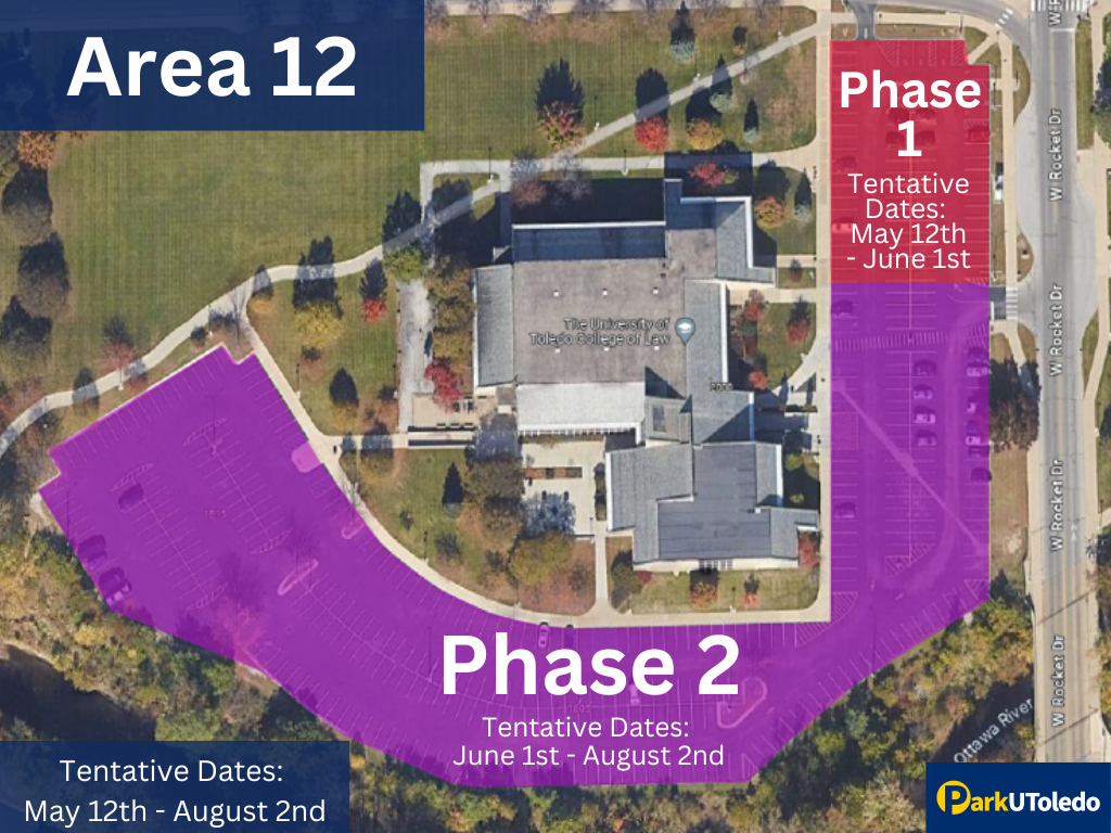 Area 12 Summer Construction Project - Parking Information for Toledo ...